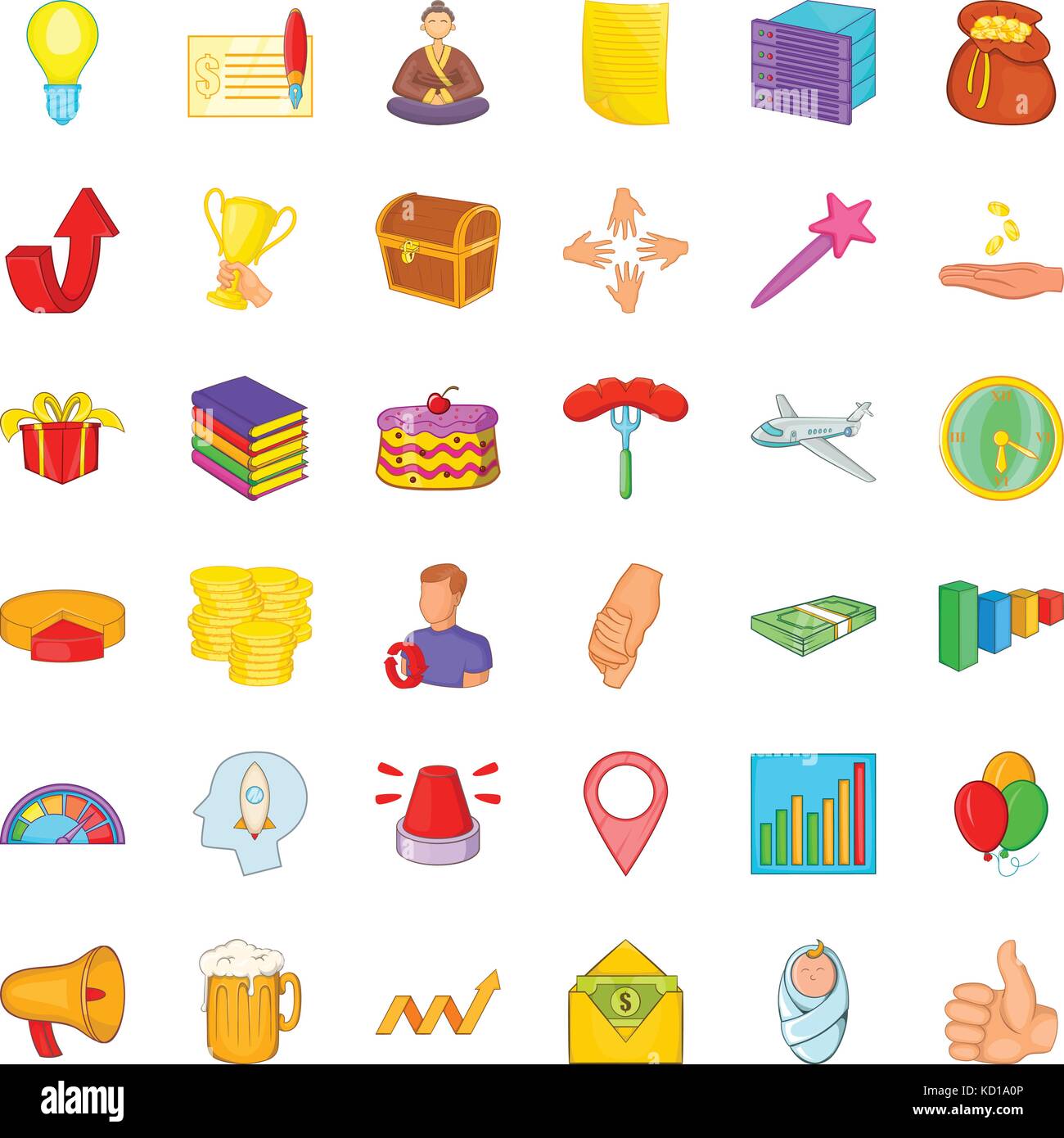 Megaphone icons set, cartoon style Stock Vector Image & Art - Alamy