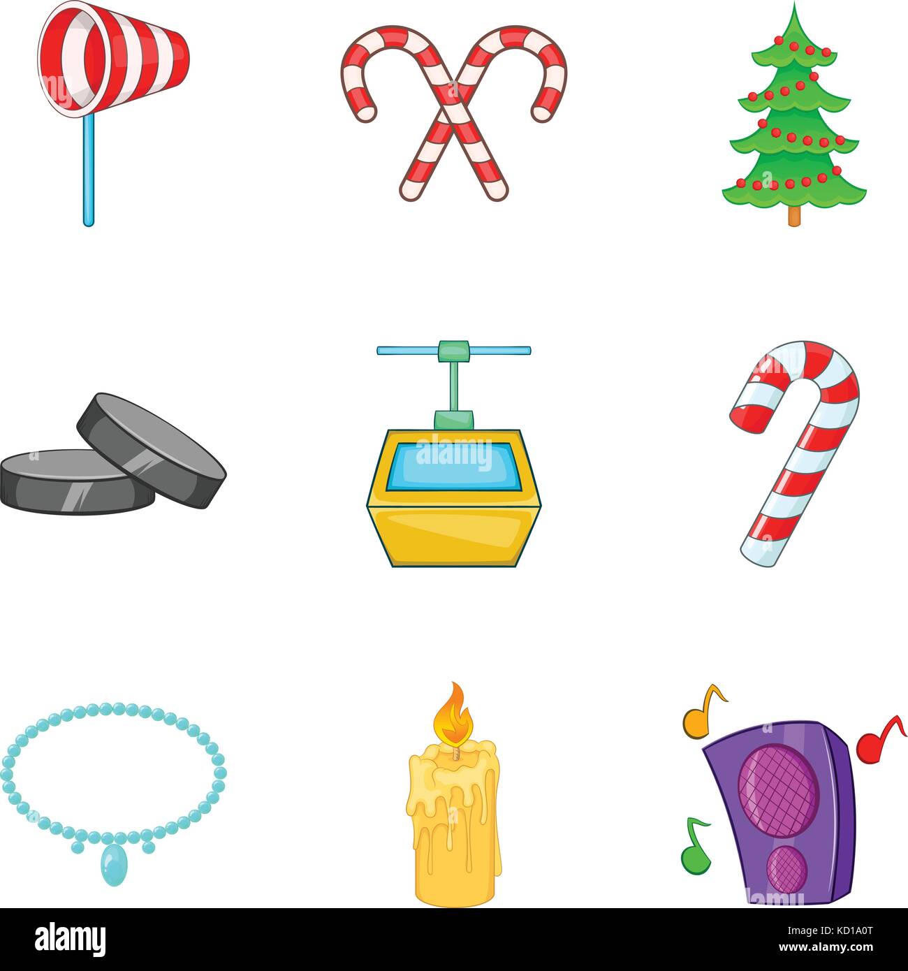 Magic weekend icons set, cartoon style Stock Vector Image & Art - Alamy