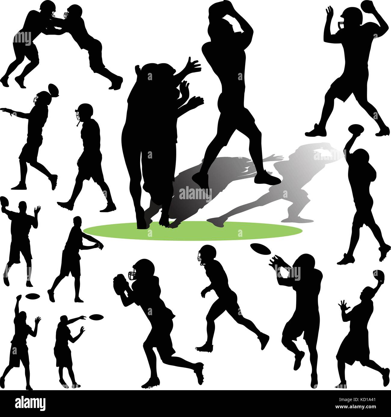 Football_player Stock Vector Images - Alamy