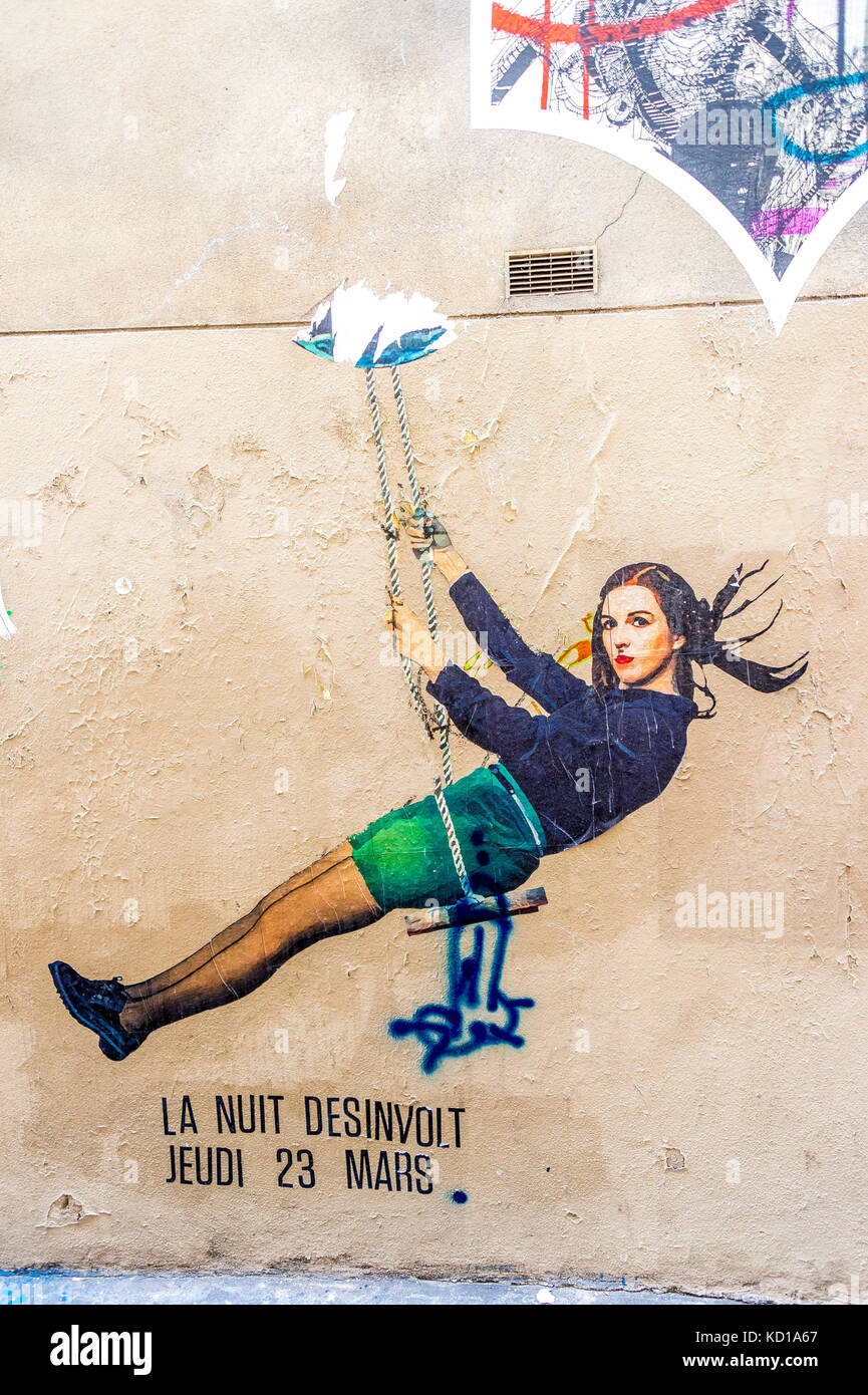 Street Art in Paris, France Stock Photo - Alamy