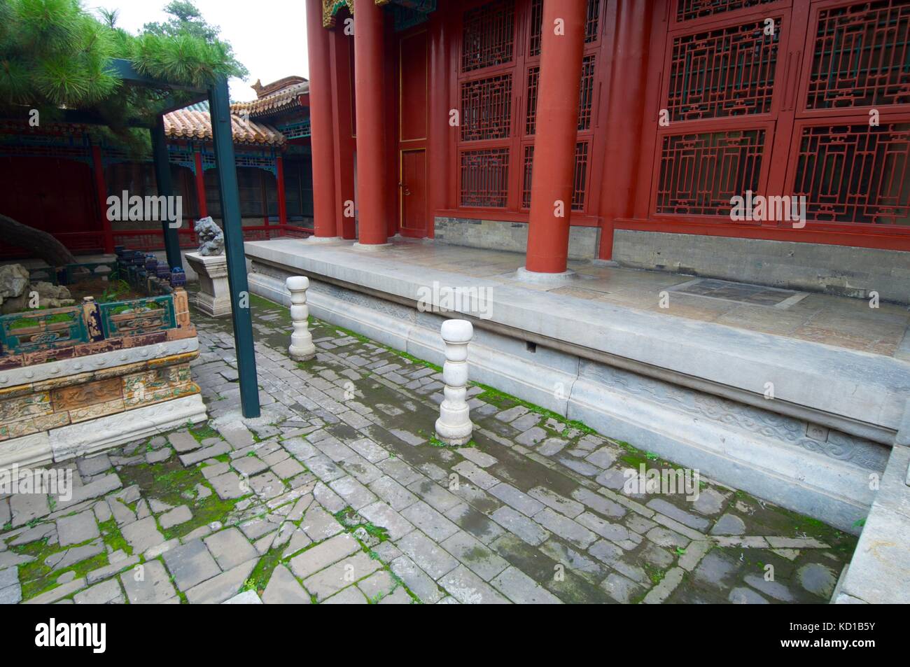 Courtyard in the Forbidden City, Beijing, China Stock Photo - Alamy