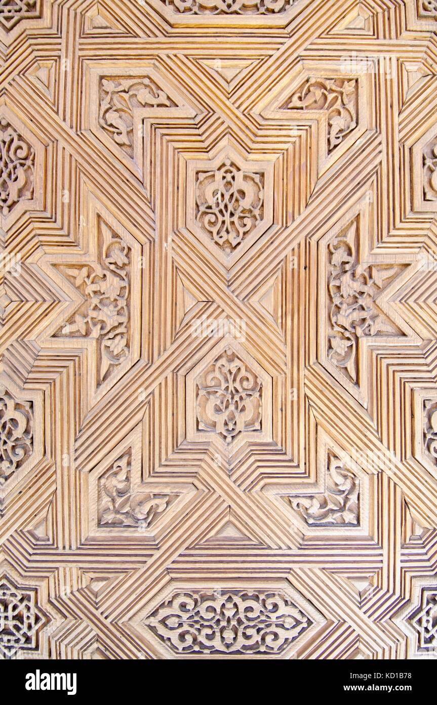 Plaster plasterwork alhambra granada andalusia spain moorish palace ...
