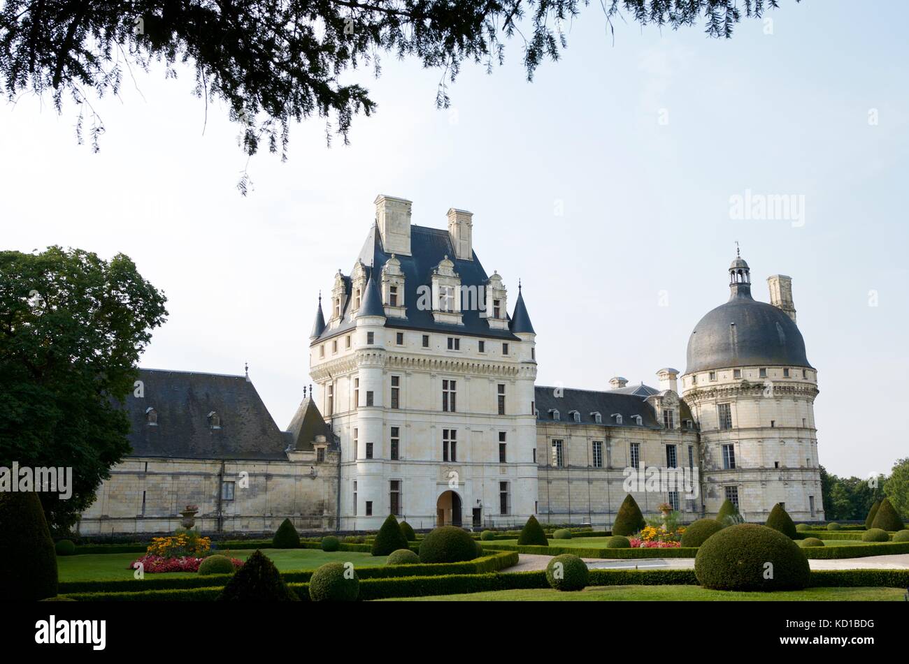 Valençay Castle, Loire Valley, France. Built between the 16th and 18th ...