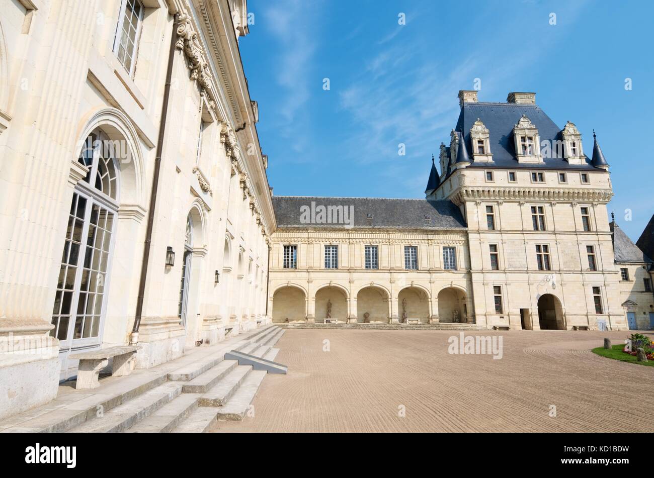 Valençay Castle, Loire Valley, France. Built between the 16th and 18th ...