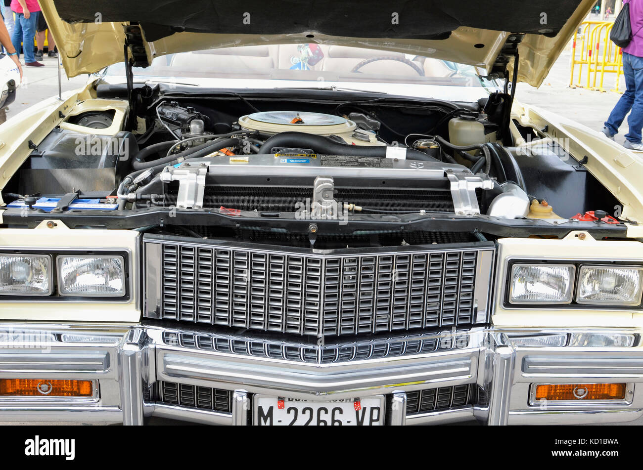 Yellow engine cover hi-res stock photography and images - Alamy