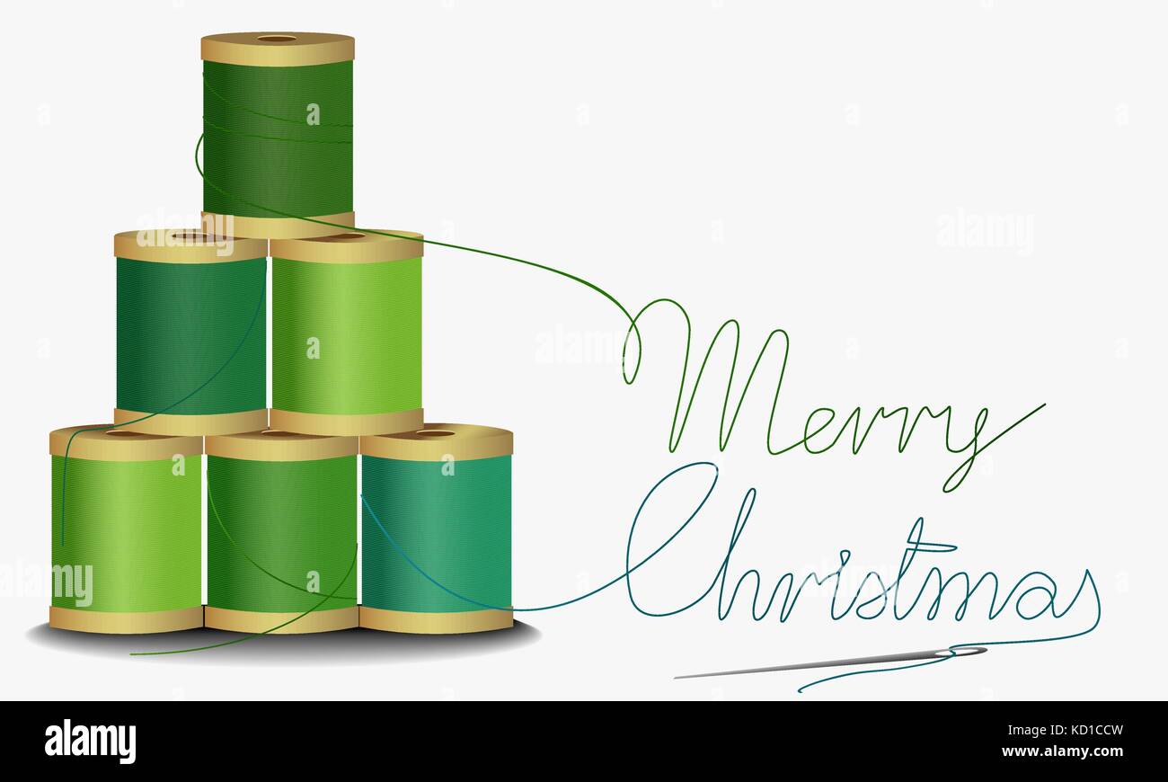 Hand made textile christmas Stock Vector Images - Alamy