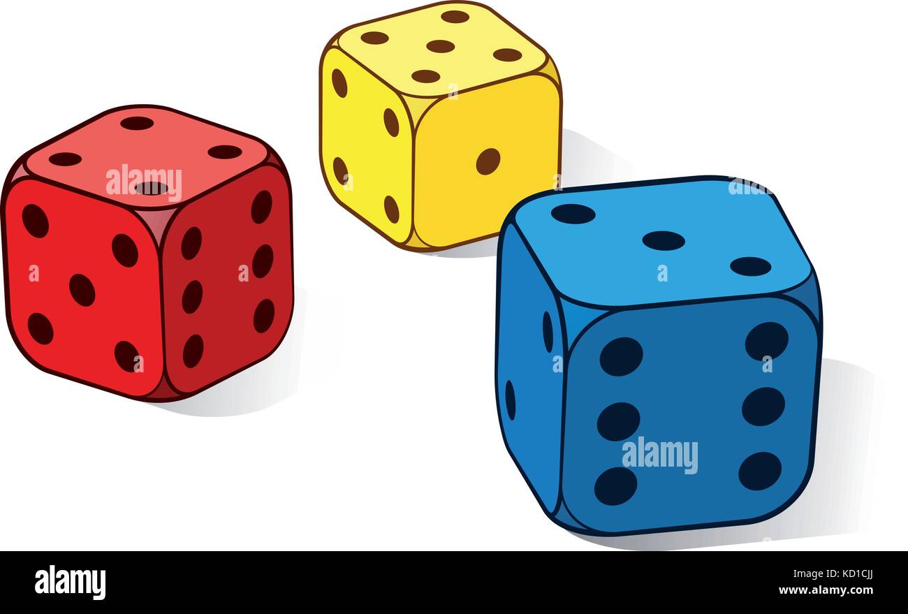 Three Dice Clipart