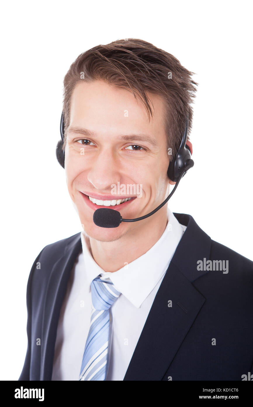 Call center headset hi-res stock photography and images - Alamy
