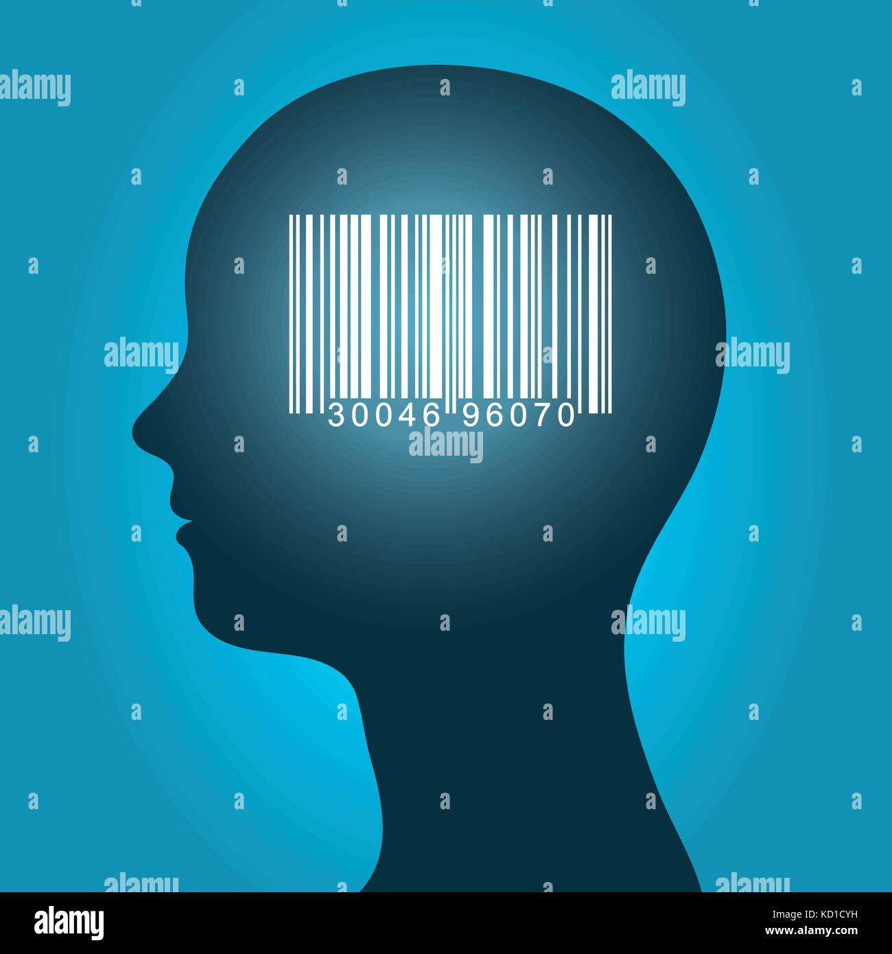 Human symbol identity conceptual concept Stock Vector Images - Alamy