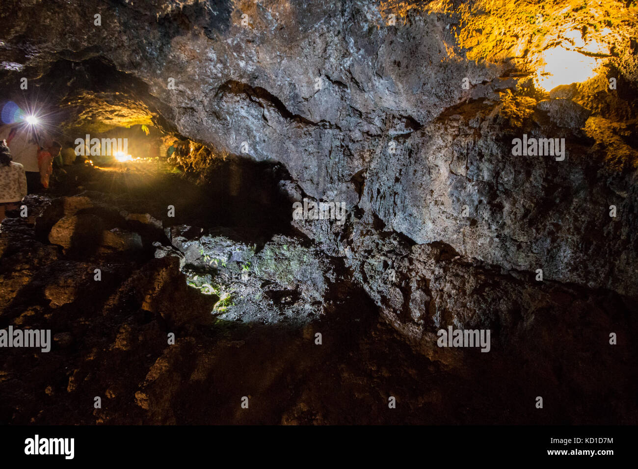 Volcanic Caves of Sao Vicente, located in Madeira island, Portugal ...