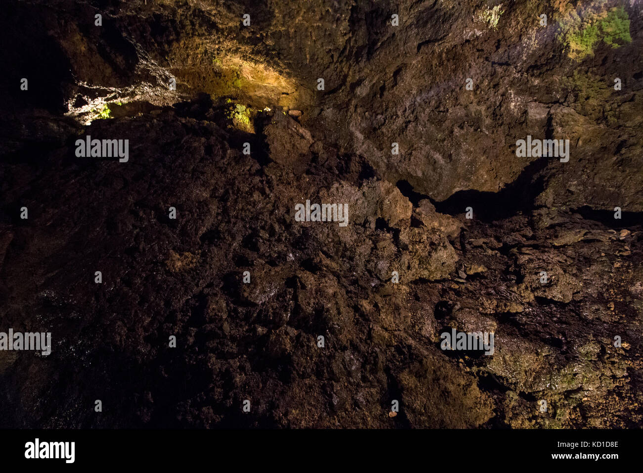 Volcanic Caves of Sao Vicente, located in Madeira island, Portugal ...