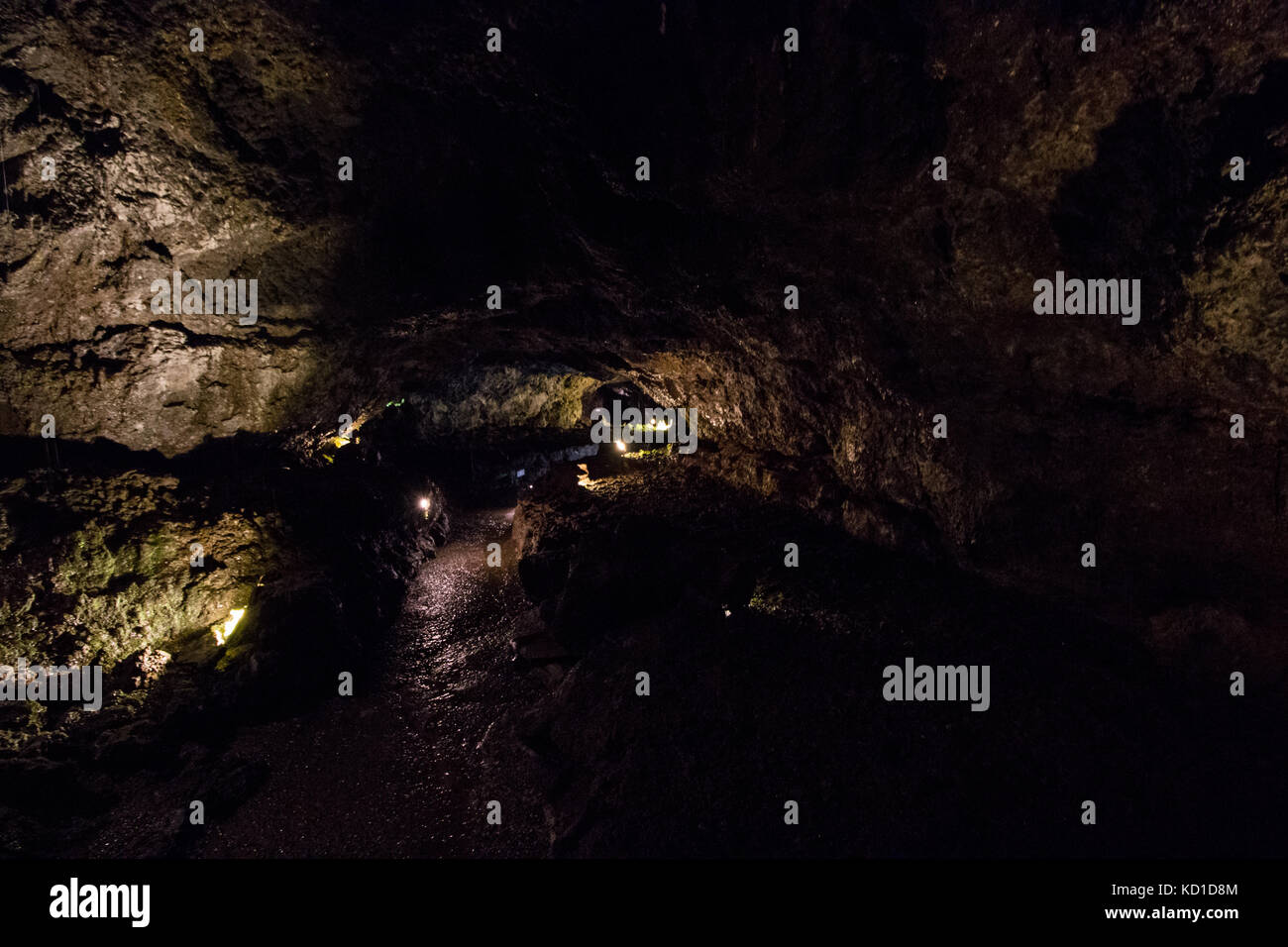 Volcanic Caves of Sao Vicente, located in Madeira island, Portugal ...