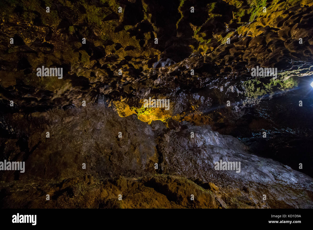 Volcanic Caves of Sao Vicente, located in Madeira island, Portugal ...