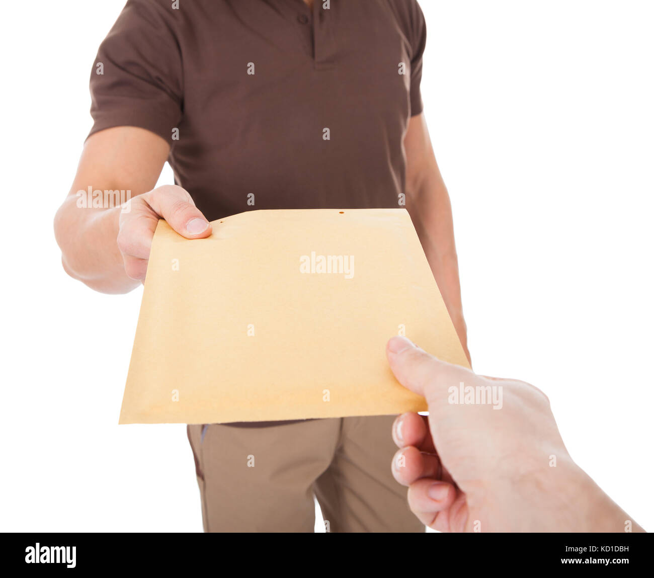 Male delivering mail hi-res stock photography and images - Alamy