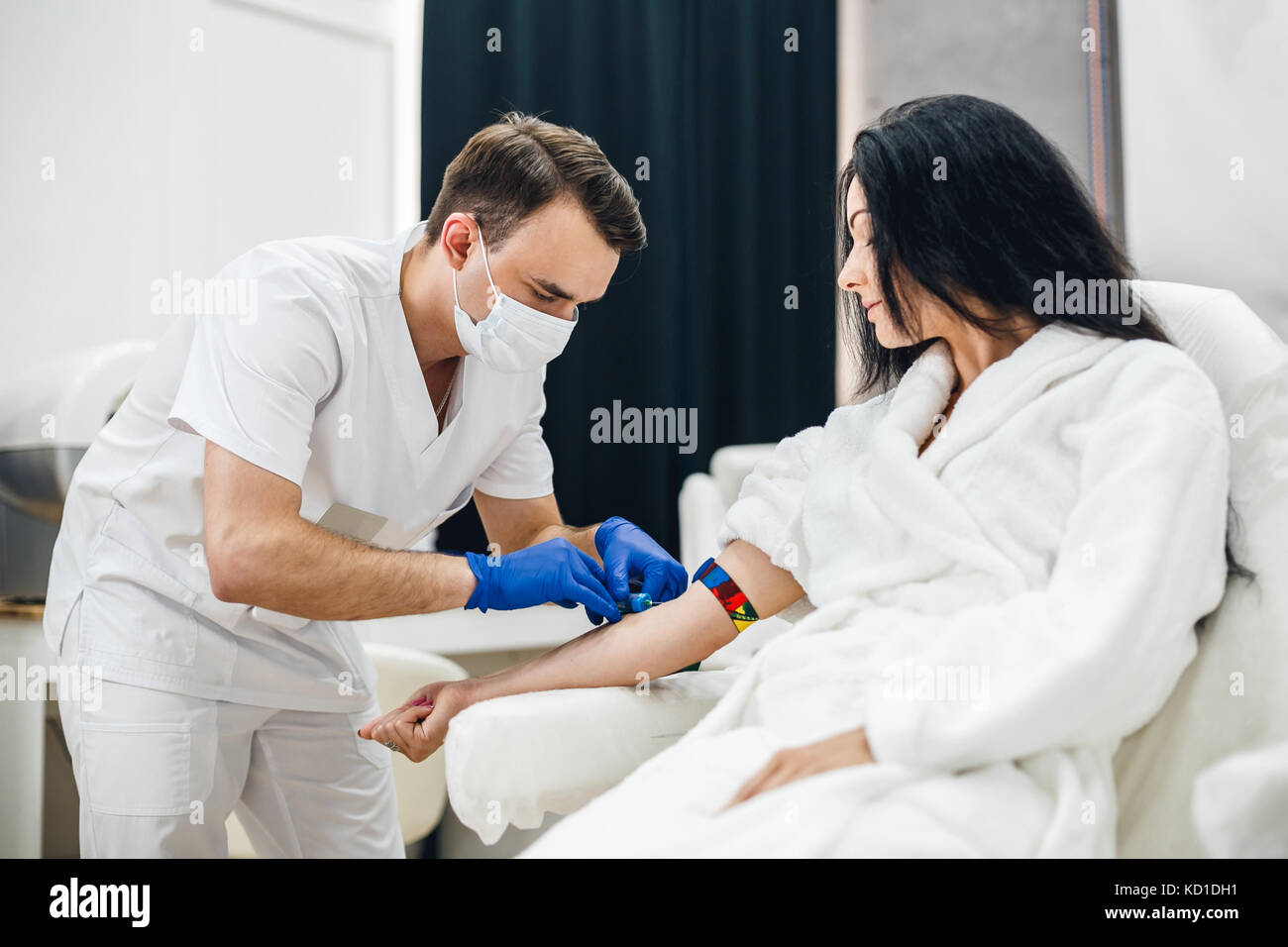 Getting a blood test hi-res stock photography and images - Alamy