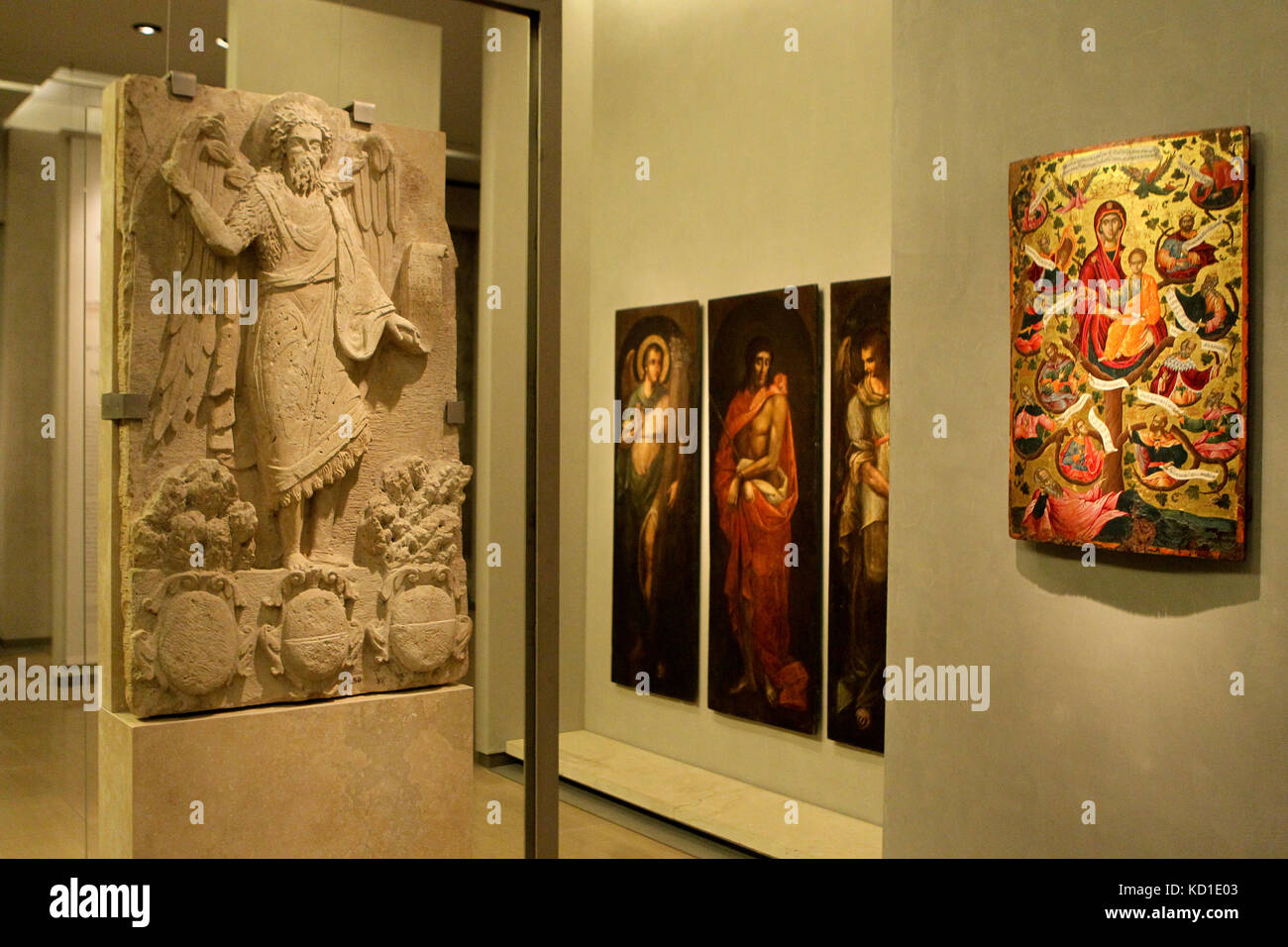 The Byzantine Museum in Athens, Greece Stock Photo - Alamy