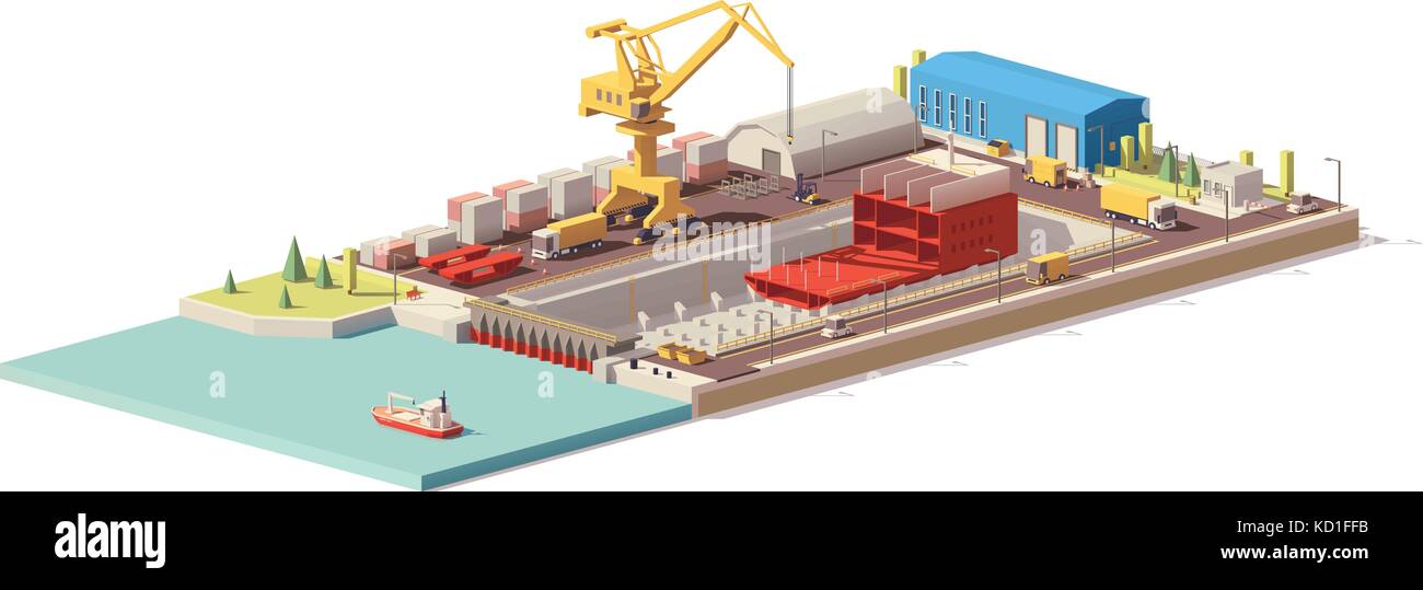 Construction shipbuilding Stock Vector Images - Alamy