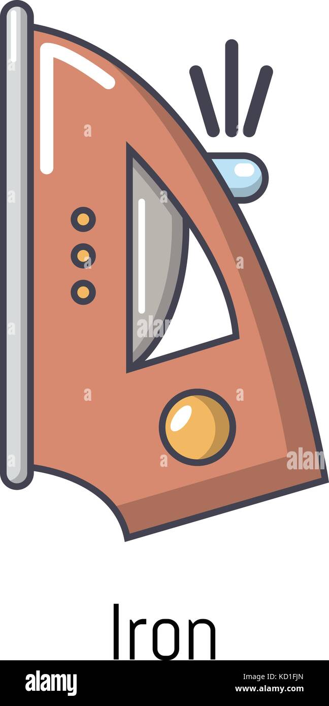 Iron icon, cartoon style Stock Vector Image & Art - Alamy