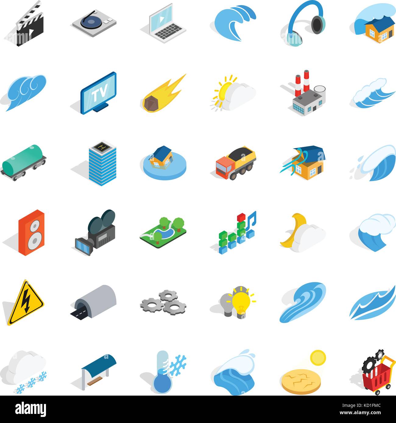Energy icons set, isometric style Stock Vector Image & Art - Alamy