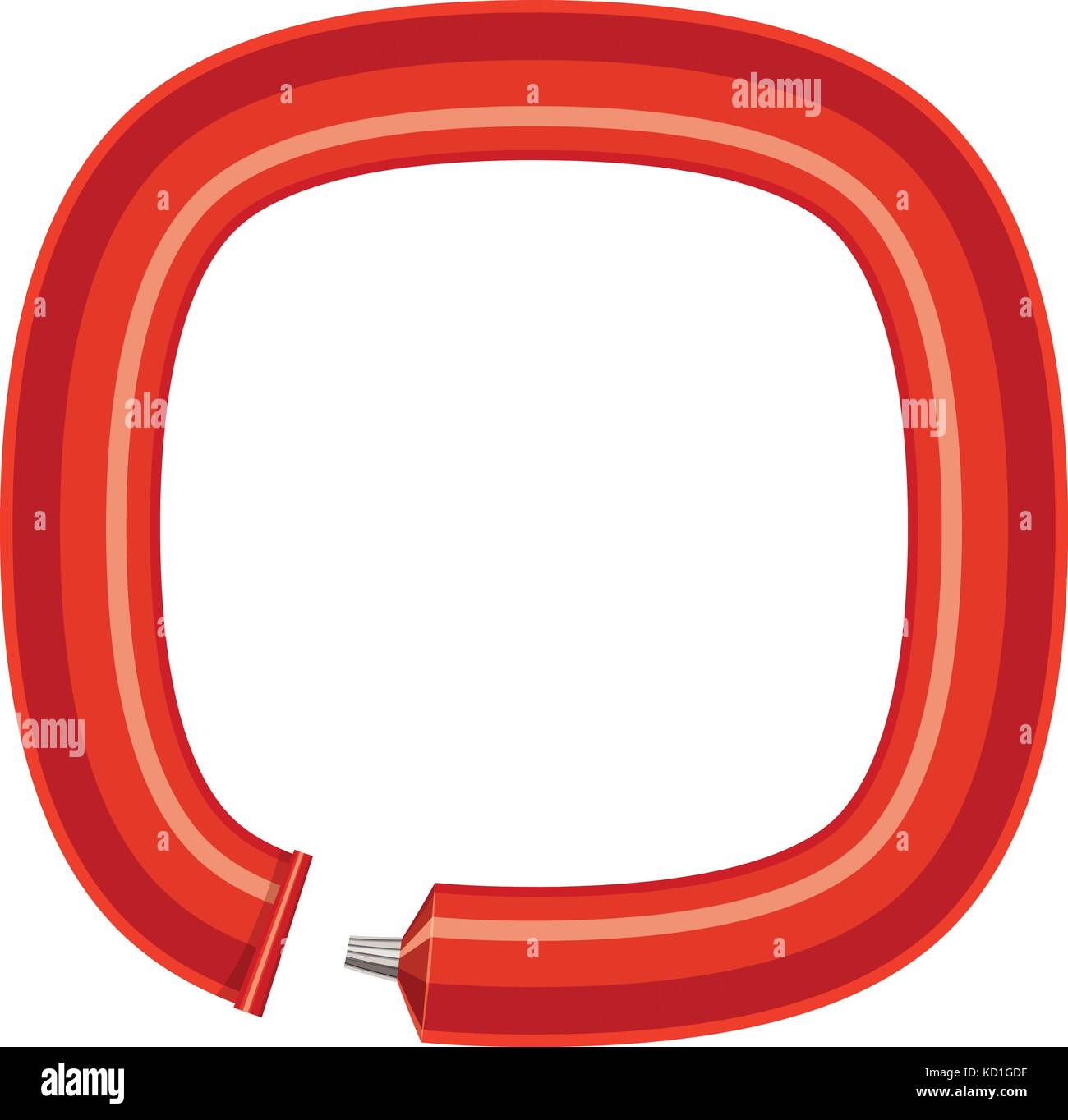 Sign circular plastic tube icon, cartoon style Stock Vector Image & Art ...