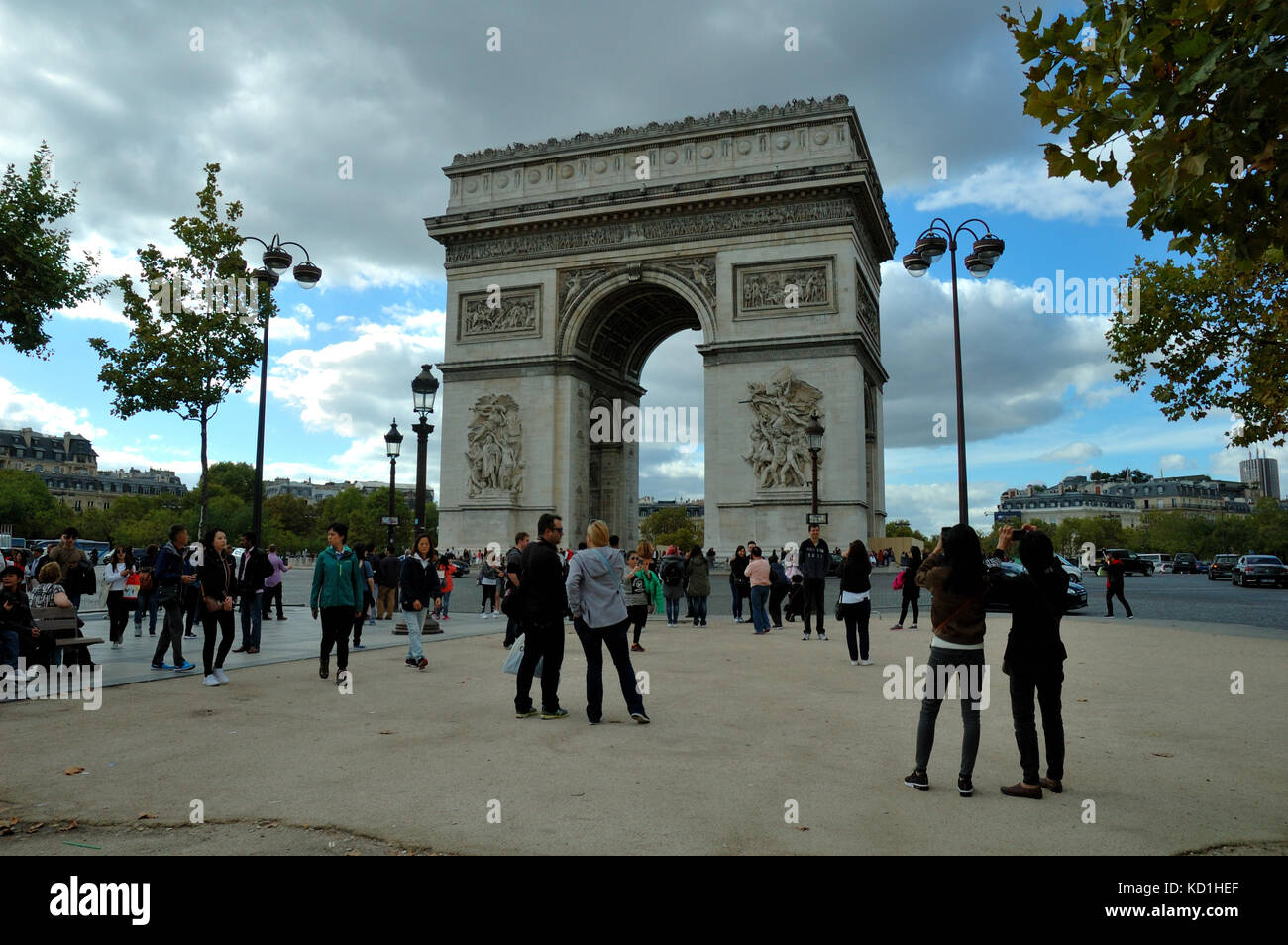 Autumn view arc de hi-res stock photography and images - Alamy