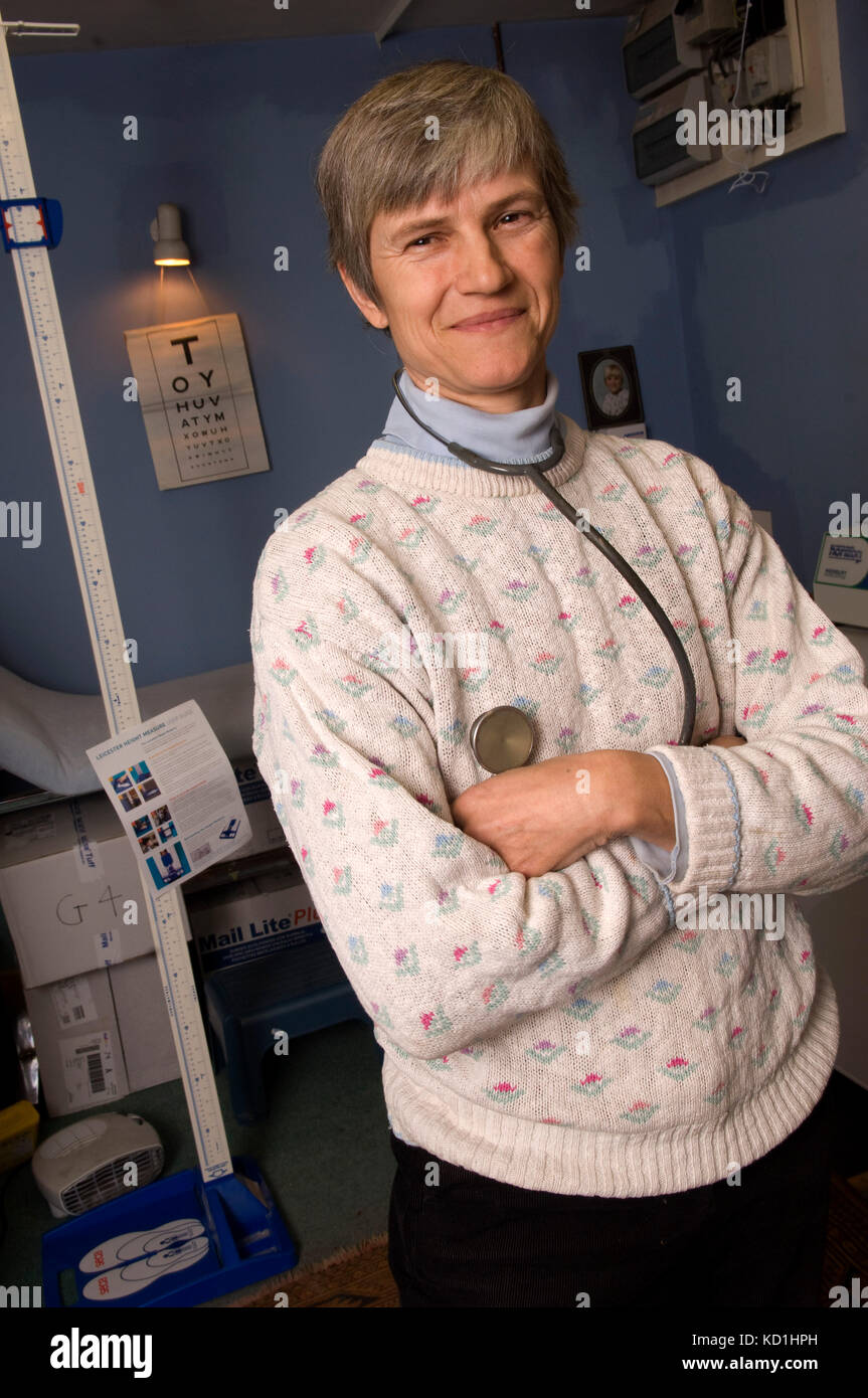 Alternative therapy practitioner, Dr.Sarah Myhill at her home/practice ...