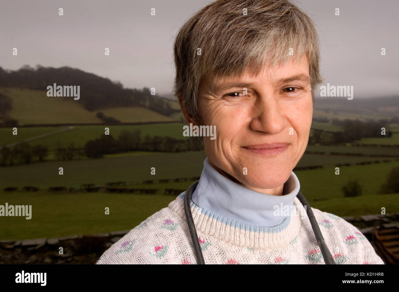 Alternative therapy practitioner, Dr.Sarah Myhill at her home/practice ...