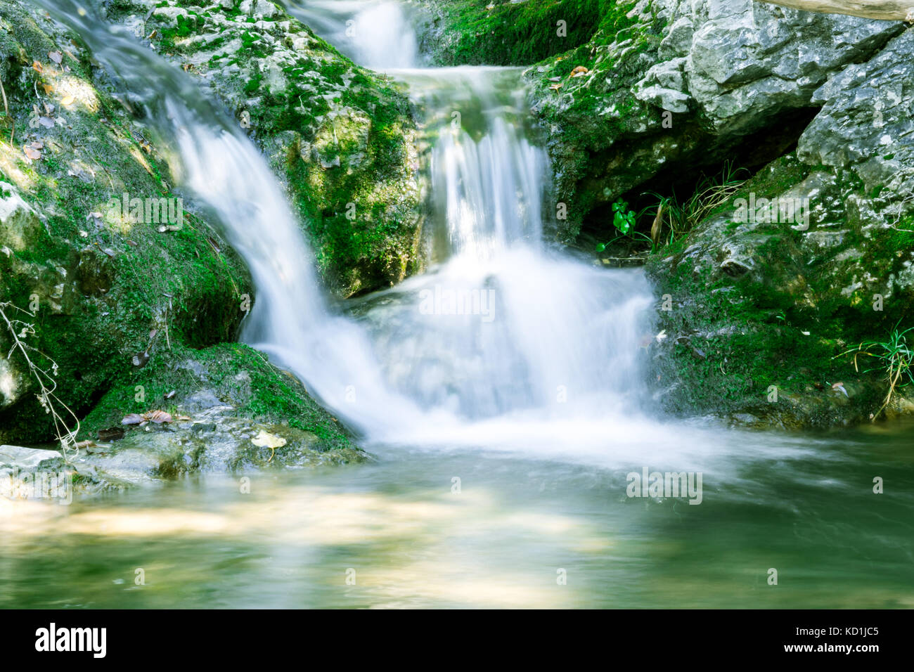 Water motion cascade connects you with natural resources Stock Photo ...