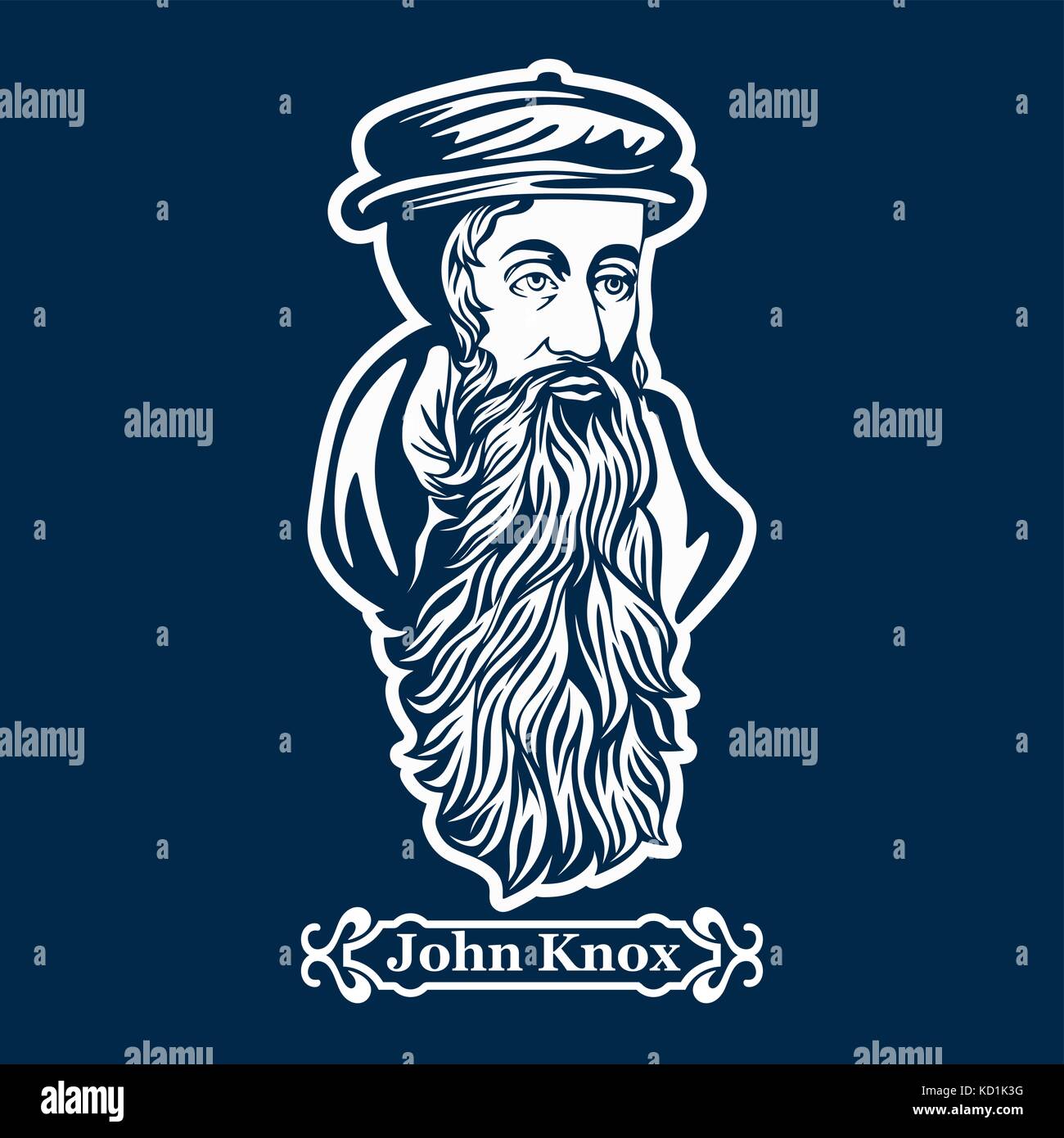 John knox Stock Vector Images - Alamy