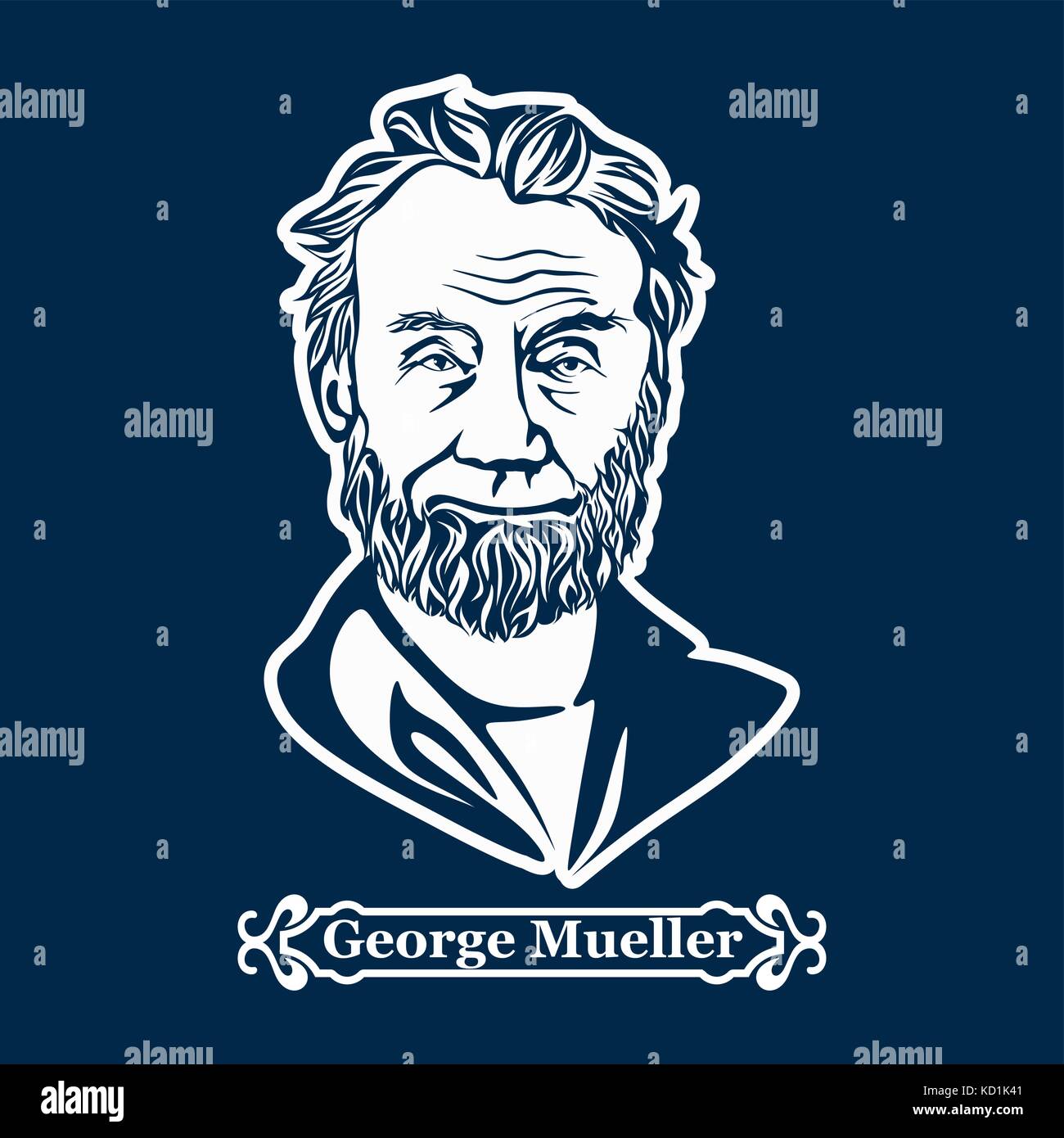 George mueller Stock Vector Images - Alamy