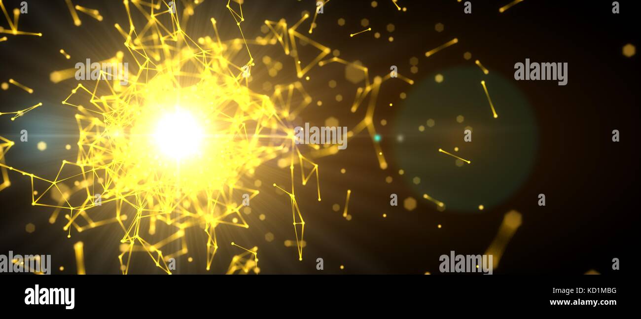 Glowing light of stars connected hi-res stock photography and images ...