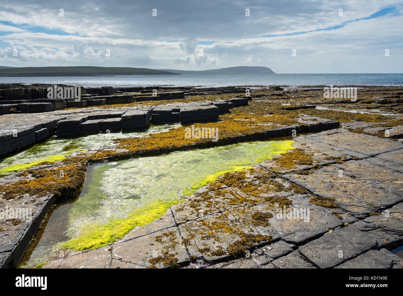 Costa Head on the Orkney Mainland, over Eynhallow Sound. from the ...