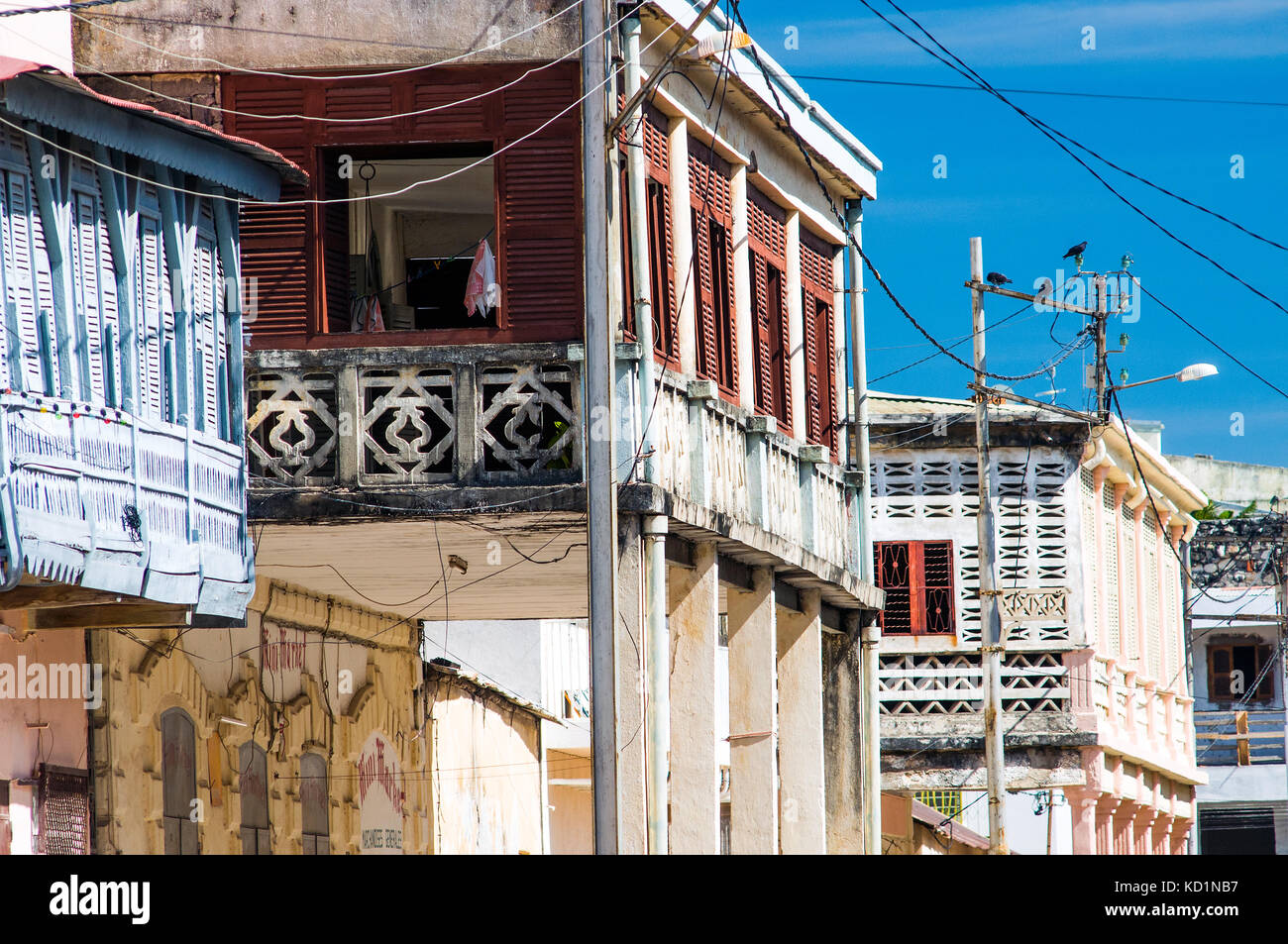 Colonial architecture, Mahajanga, Madagascar Stock Photo - Alamy