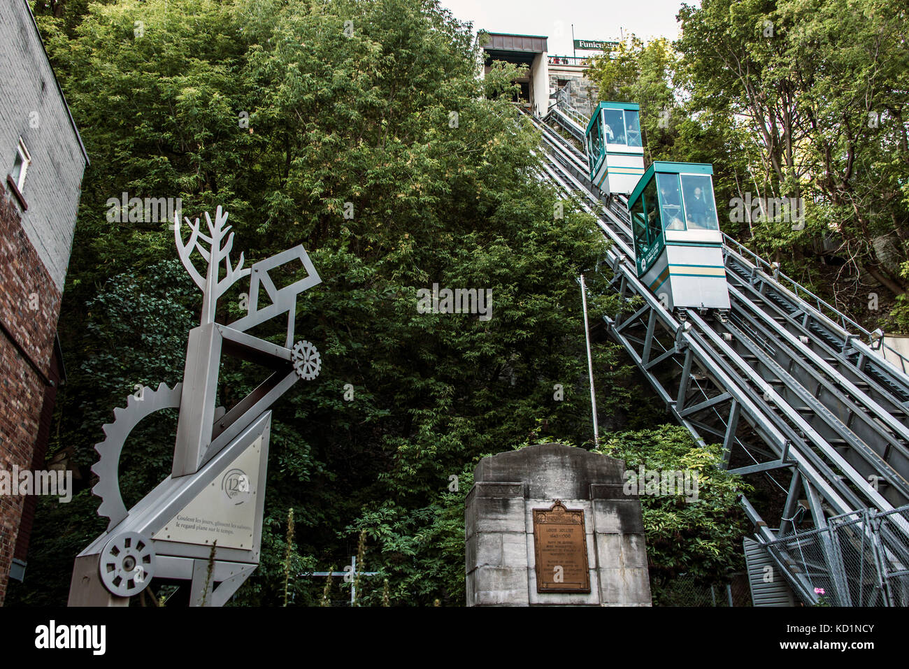 Old quebec city funiculaire hi-res stock photography and images - Alamy