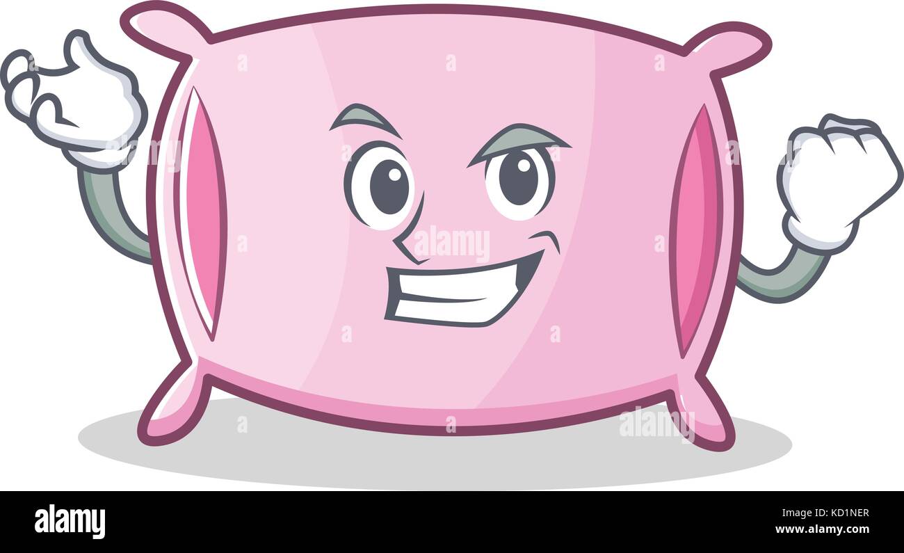 Successful pillow character cartoon style Stock Vector Image & Art - Alamy