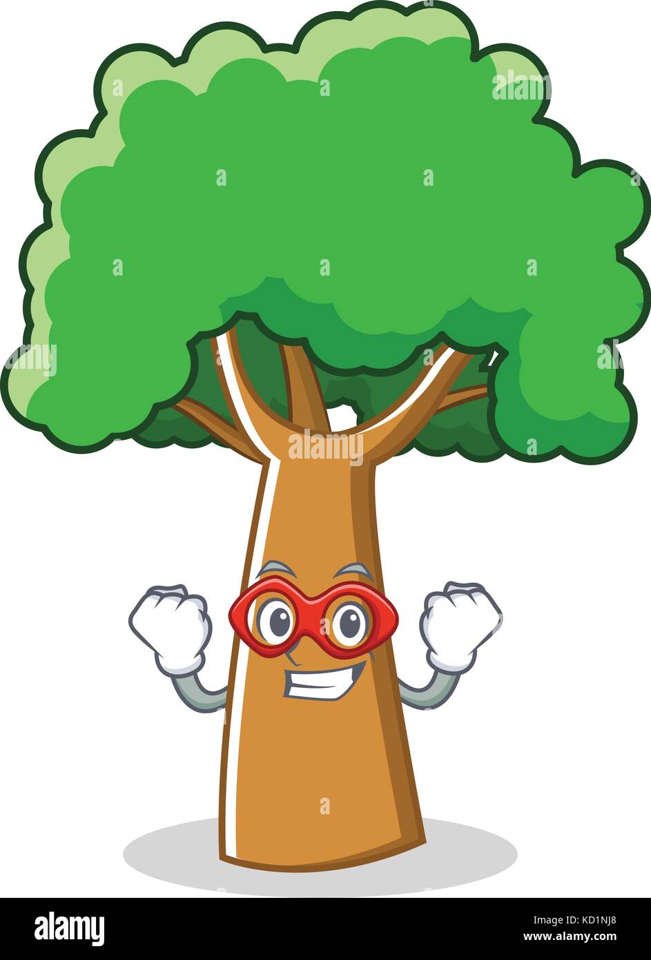 Super hero tree character cartoon style Stock Vector Image & Art - Alamy