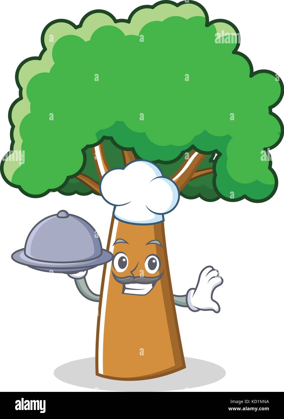 Chef tree character cartoon style Stock Vector Image & Art - Alamy
