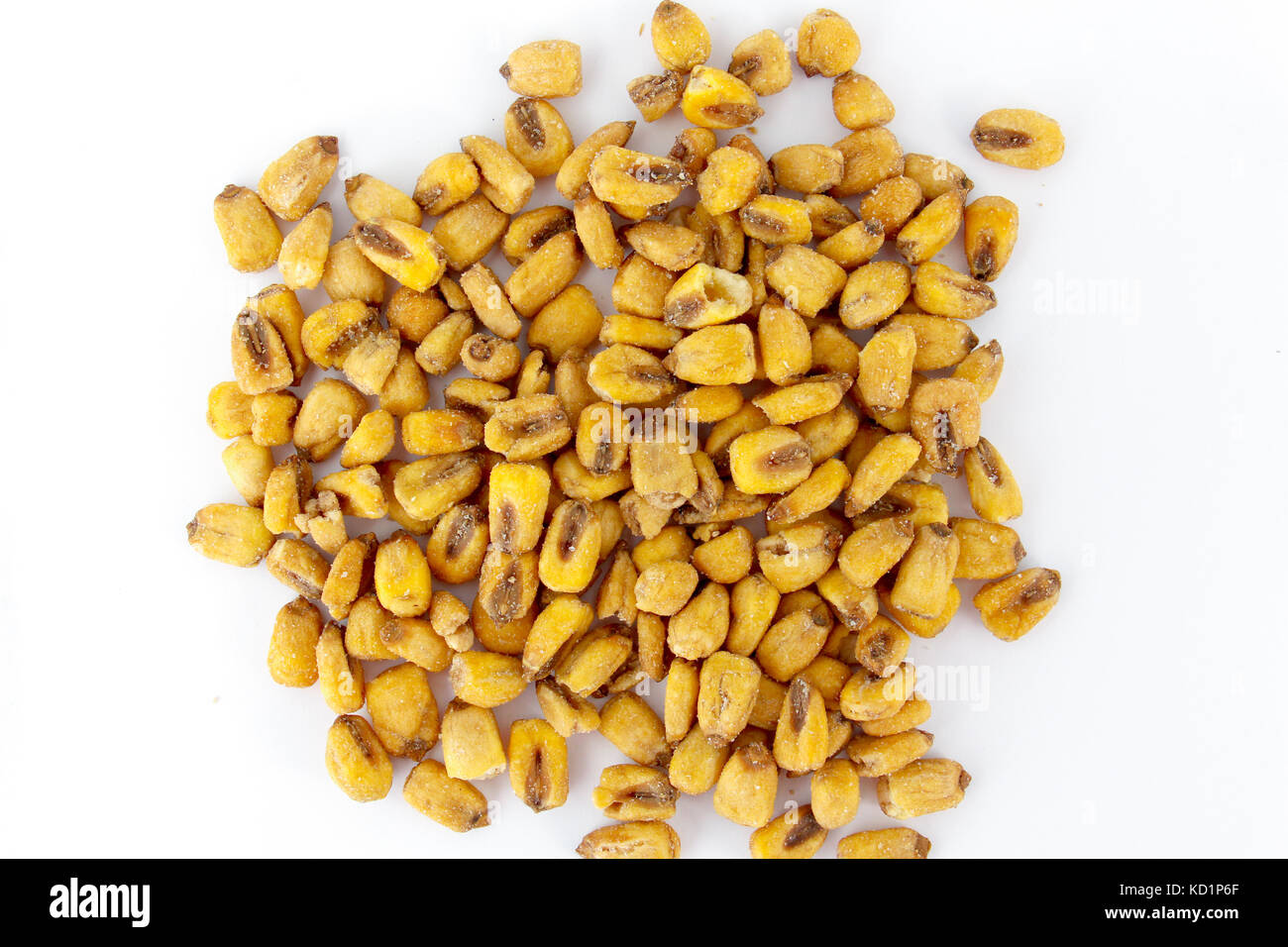 top view of roasted corn, picture in a studio Stock Photo - Alamy