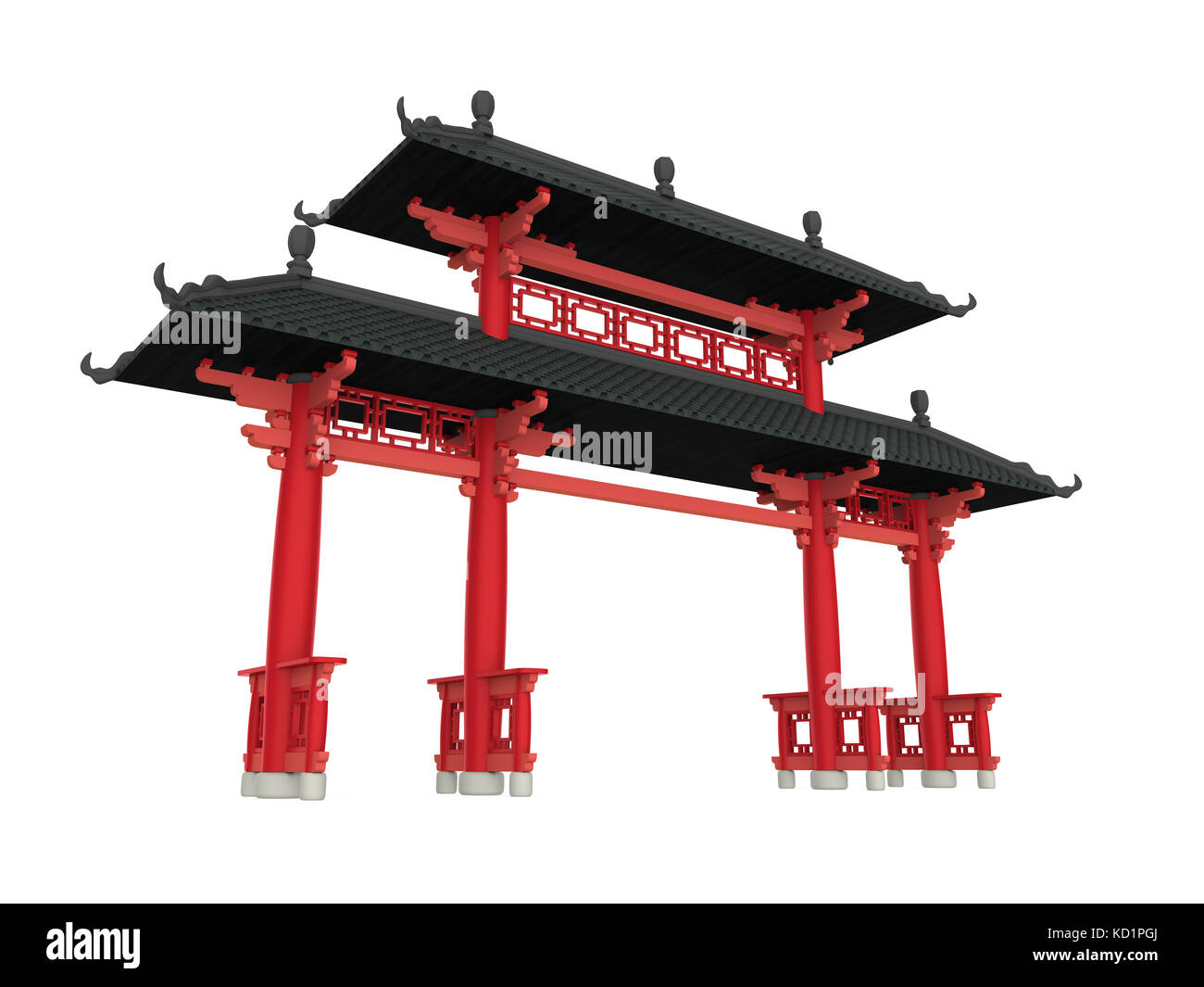 Design traditional roof chinese Cut Out Stock Images & Pictures - Alamy