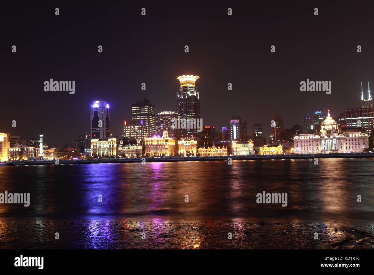 Bank of Huangpu River Stock Photo - Alamy