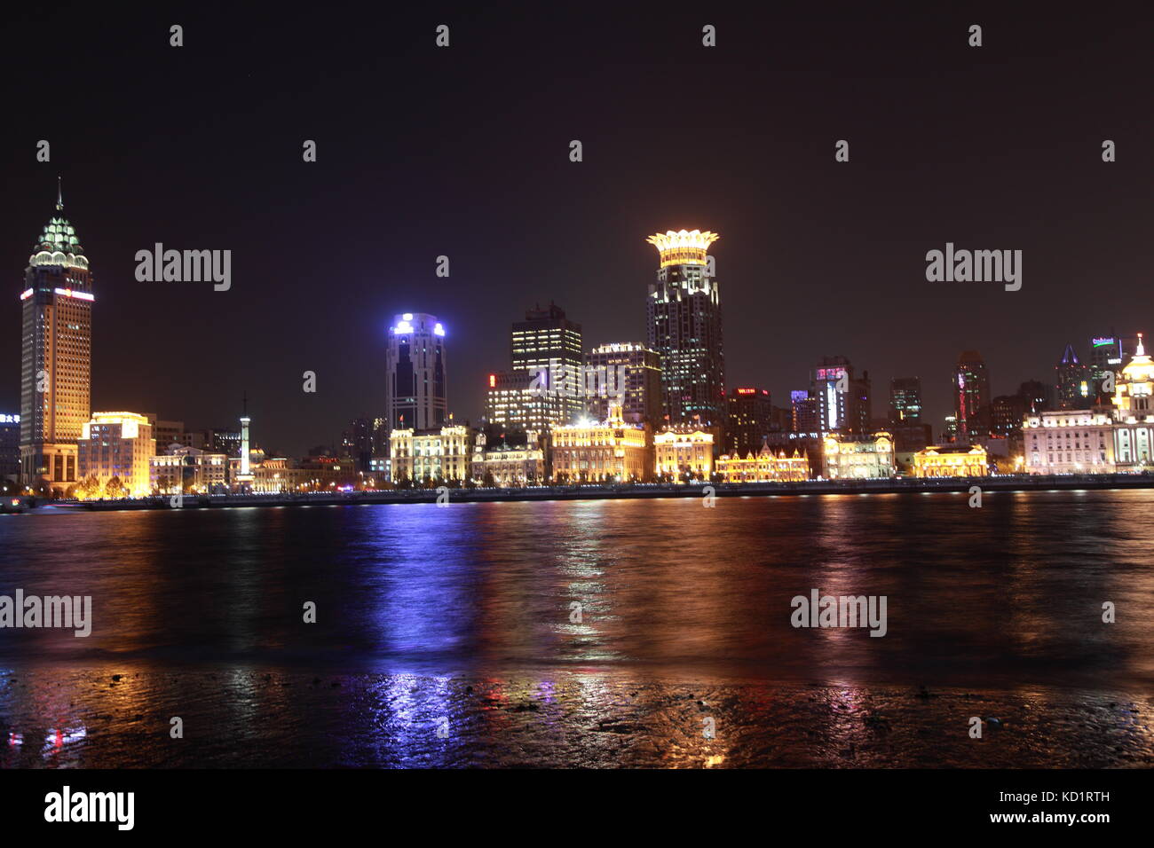 Bank of Huangpu River Stock Photo - Alamy