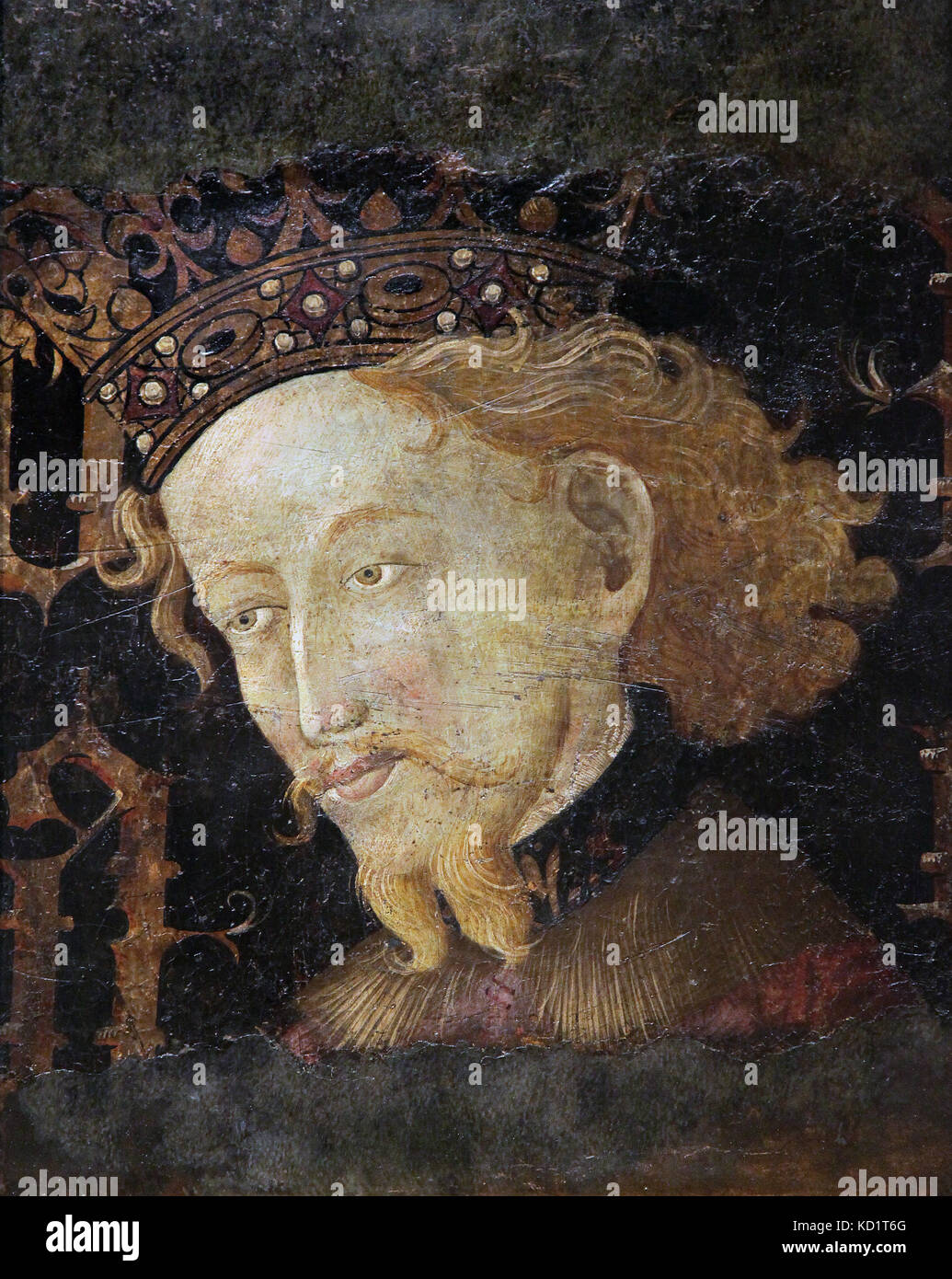 Alfonso 1.monarch of Aragon by Goncal Peri 1380-1451 and Jaume Mateu ...