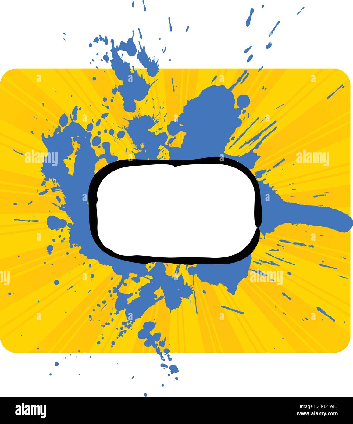 Grunge paint design element Stock Vector Images - Alamy