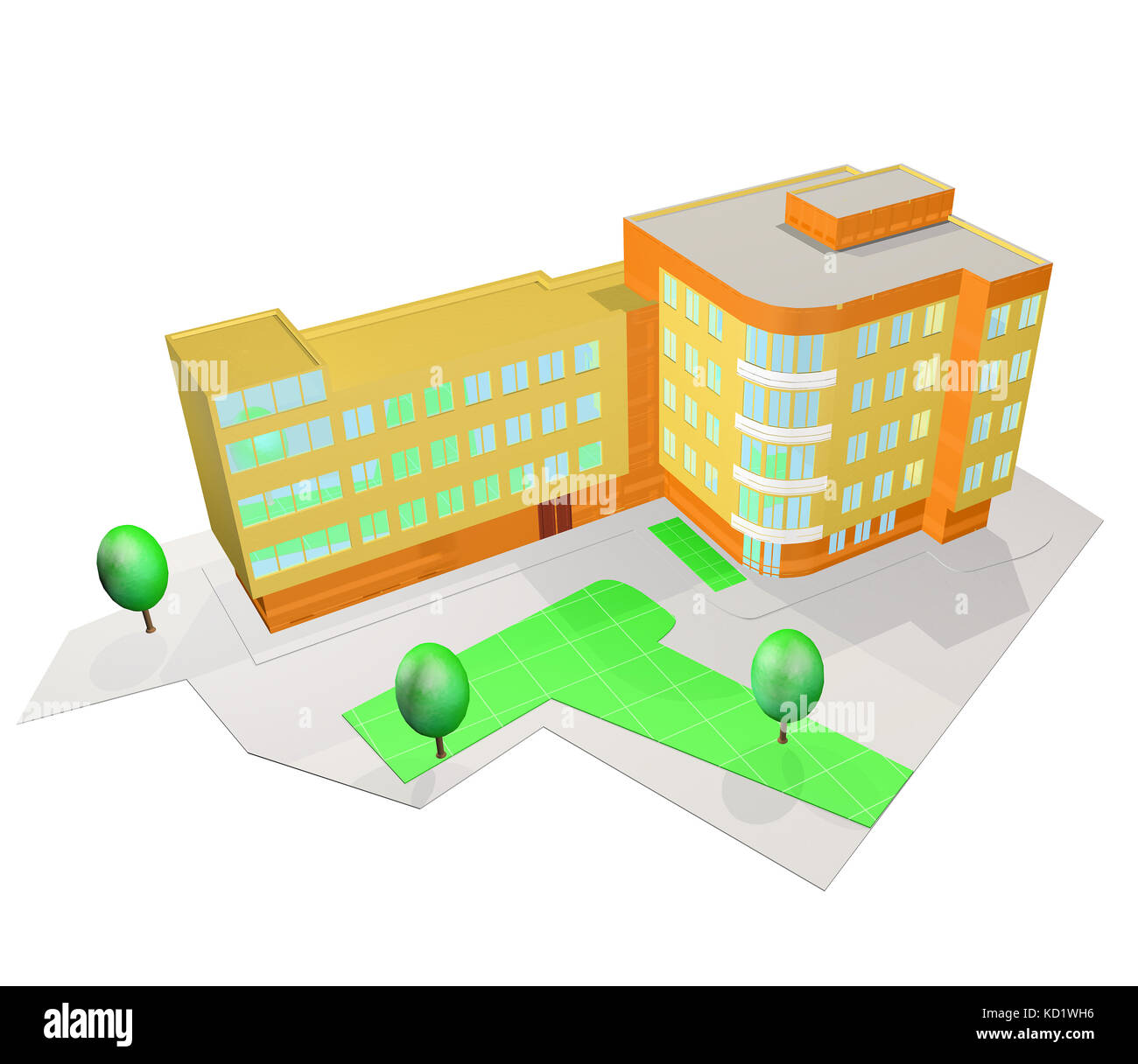 Model town sign Cut Out Stock Images & Pictures - Alamy