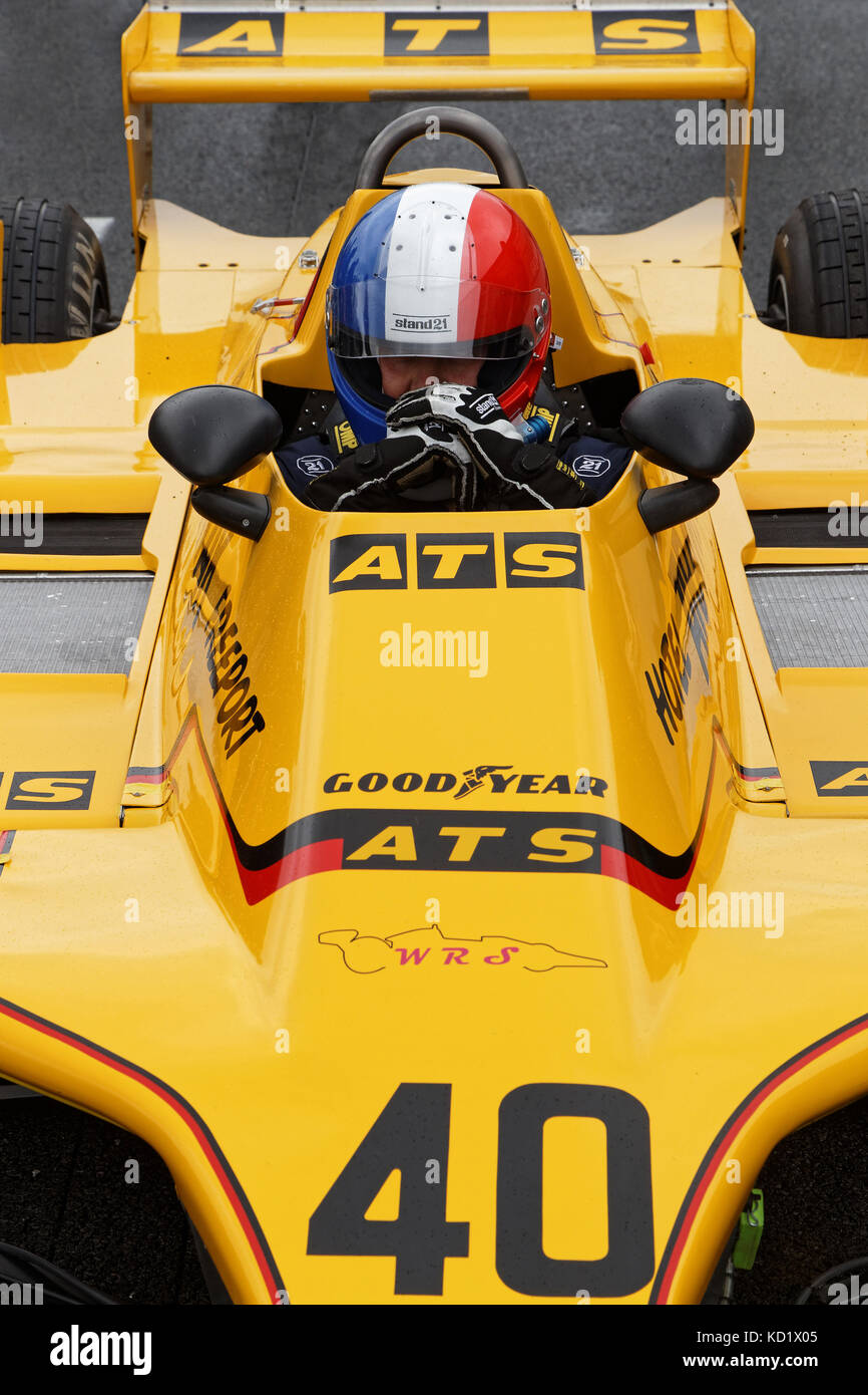 MAGNY-COURS, FRANCE, July 1, 2017 : ATS F1 driver. The First French ...