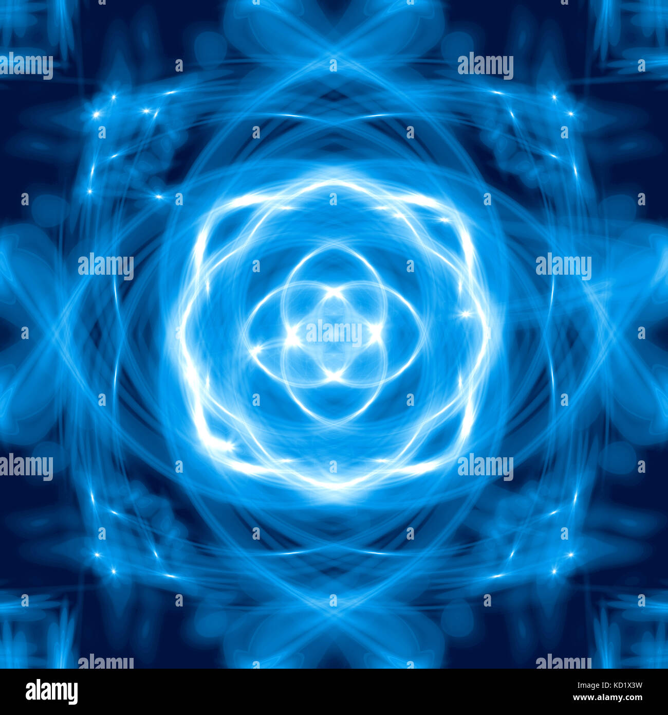 Blue glowing abstract pattern background Stock Photo - Alamy