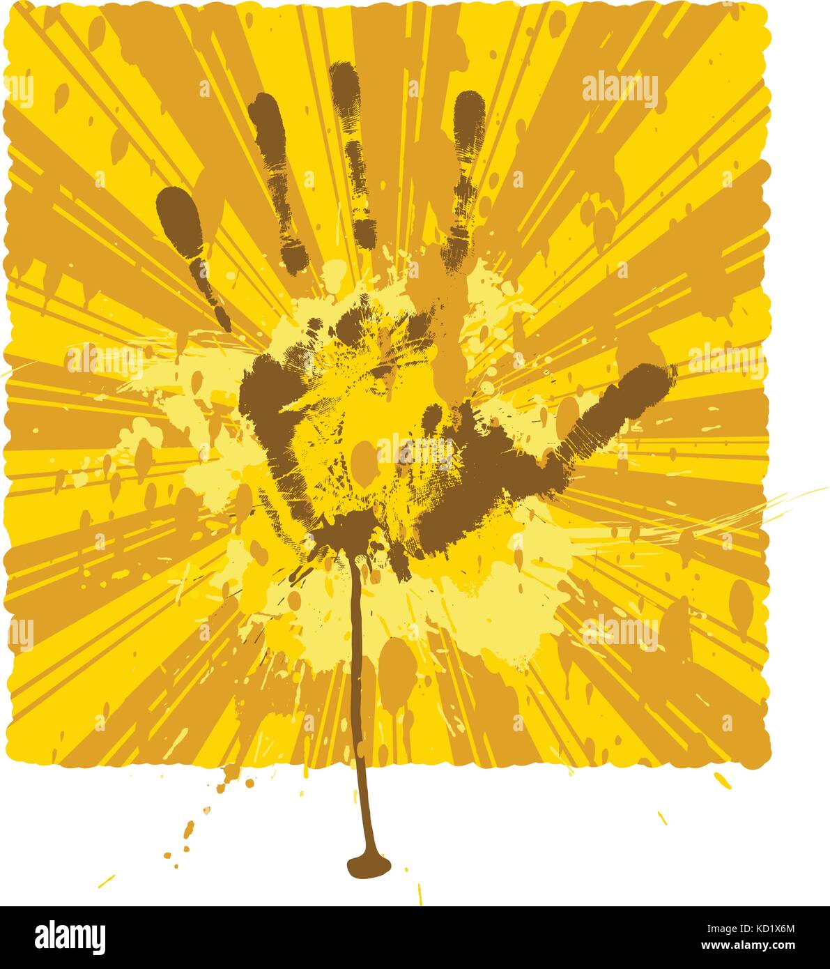 Yellow grunge Stock Vector Images - Alamy