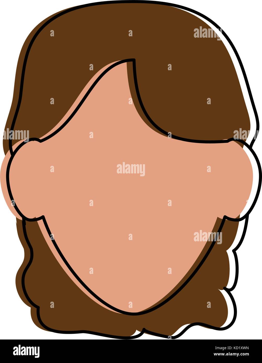 woman avatar head icon image Stock Vector Image & Art - Alamy