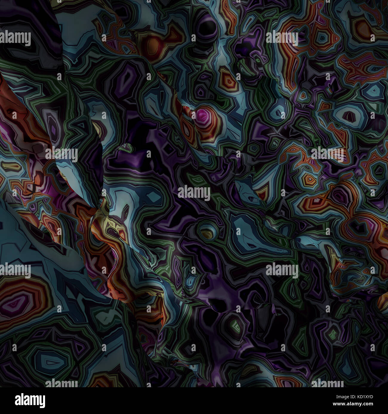 Flowing dark abstract multicolored background Stock Photo - Alamy