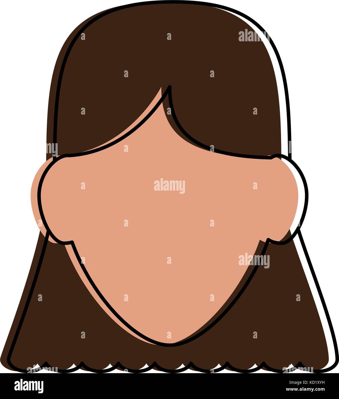 woman avatar head icon image Stock Vector Image & Art - Alamy